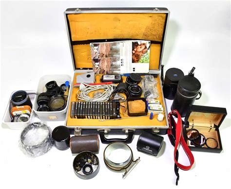 Lot 1130 A Collection Of Assorted Camera Lenses And