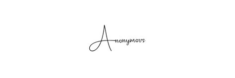 87 Anonymous Name Signature Style Ideas Best Electronic Sign