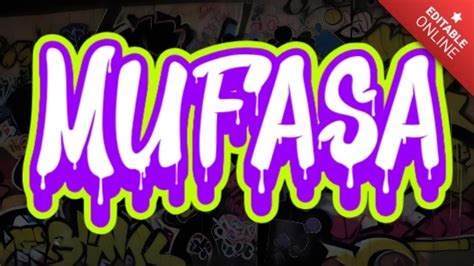 Mufasa Font Style Text Effect Generator