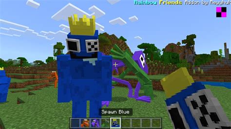 Rainbow Friends Addon Update In Minecraft Pe Youtube