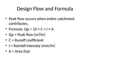Rational Method Tables Presentation Pptx