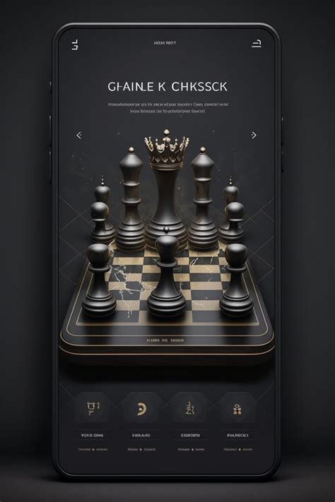 Uiux Design Application Play Chess Phone Дизайн Ui Ux Дизайн Карта