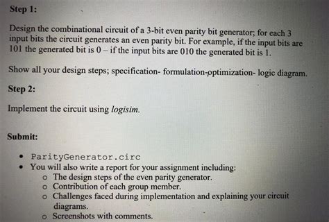 Solved Step 1 Design The Combinational Circuit Of A 3 Bit