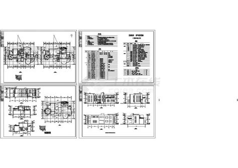 长2064米 宽1374米 2层25692平米豪华型别墅建筑施工图别墅建筑土木在线