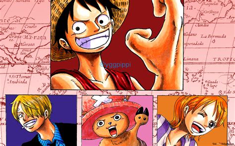 One Piece Luffysanjichoppernamizororobin And Usopp 2k Wallpaper