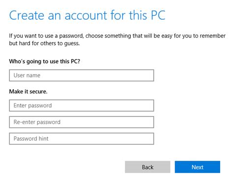 How To Create A User Account In Windows 10 Without Email