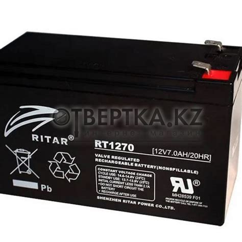 Аккумулятор Ritar RT1270 купить в Алматы, цена оптом и в розницу ...