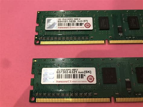 DDR3 dual channel 8Gb