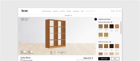 hem furniture online configurator