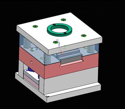 Jj5849 塑料关节垫注塑模具设计【含ug三维图】 模具设计 龙图网