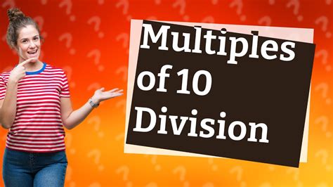 How Do You Divide Multiples Of 10 Youtube