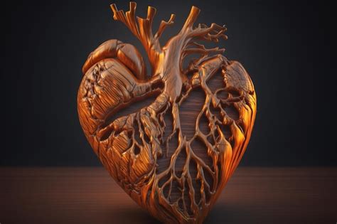 Premium Ai Image A 3d Model Of A Human Heart