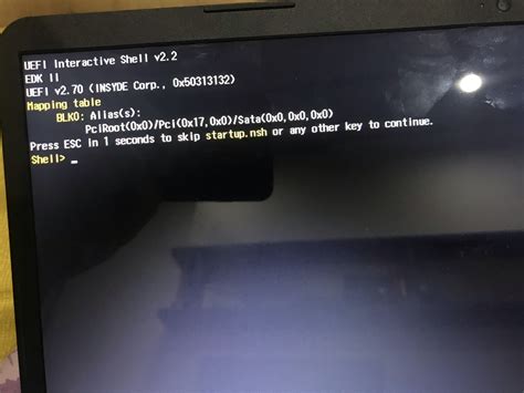Casper uefi interactive shell v hatası DonanımHaber Forum