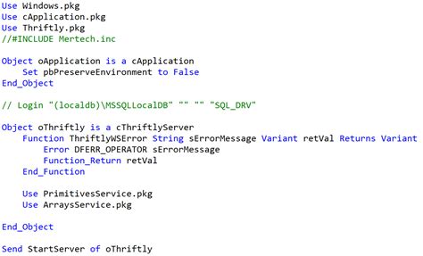 Creating Your Own Basic Thriftly Apis —