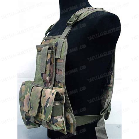 Us Marine Assault Molle Plate Carrier Vest Multi Camo For 2624