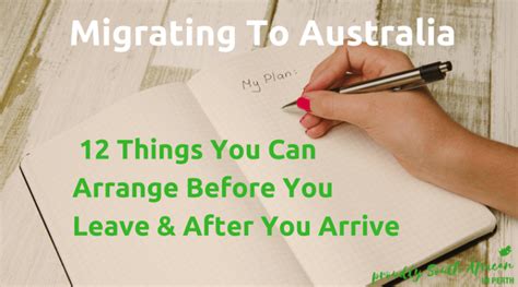 Migrating To Australia 12 Things You Can Arrange Before You Leave