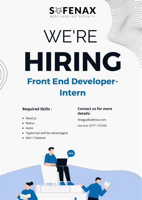 Front End Developer Internship Jobseekerlk