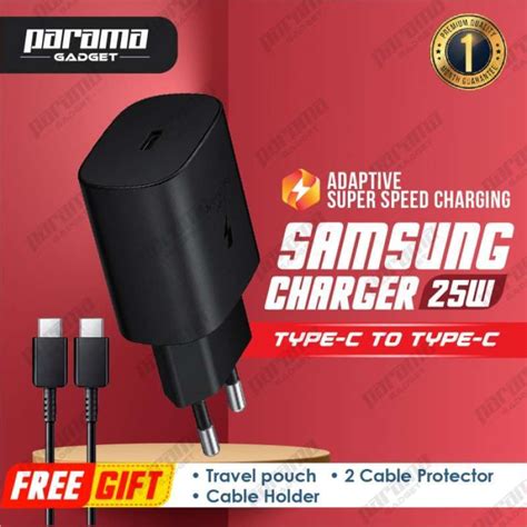 Promo Super Fast Charger Samsung 25w Note 10 S20 Series Original 200