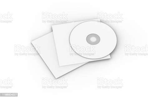 커버와 빈 흰색 컴팩트 디스크 고립 된 흰색 배경에 템플릿을 조롱 3d 그림 콤팩트 디스크에 대한 스톡 사진 및 기타 이미지