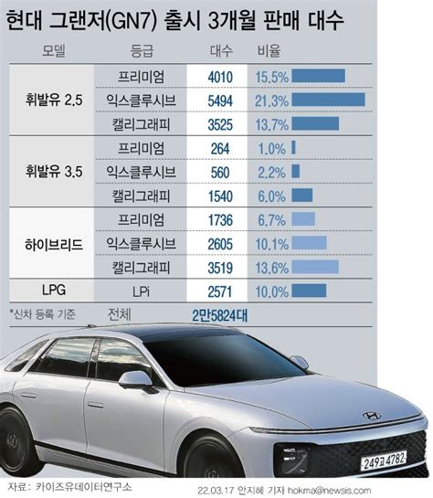 기대 밑도는 그랜저 하이브리드 판매비중 왜 파이낸셜뉴스