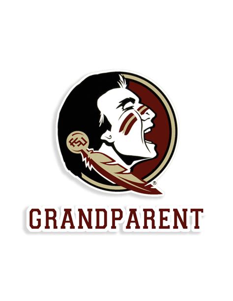 Fsu Seminole Logo Glitter Decal Barefoot Campus Outfitter