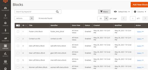 how to create new cms block or static block in magento 2 thecoachsmb
