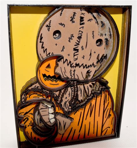 3 D Layered Sam Trick R Treat Art Evolsoul