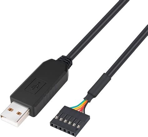 Dtech Ftdi Usb To Ttl Serial Adapter 5v Cable 6 Pin Female Socket