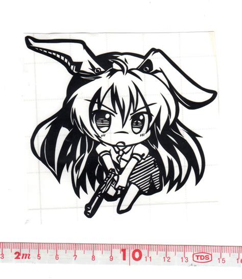 【切り絵】鈴仙sd 刃華 さんのイラスト ニコニコ静画 イラスト