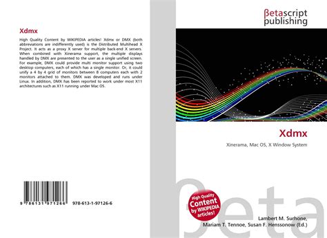 Xdmx 978 613 1 97126 6 6131971269 9786131971266