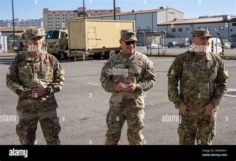 Soldiers From Alpha Company 304th Esb E Battalion Receive Coins For Their Hard Work And