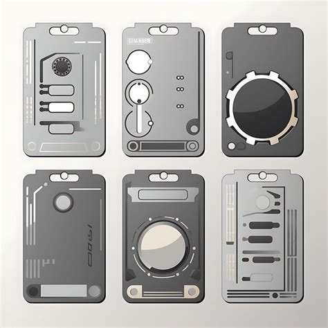 Premium Ai Image Hardware Store Tag Card Metal Material Industrial