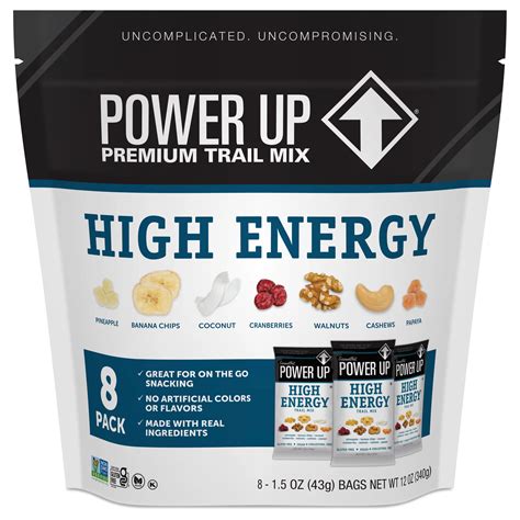 Gourmet Nut Power Up High Energy Trail Mix Snack Packs Shop Trail Mix