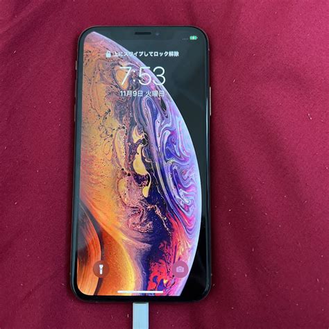 Iphonexs 256gb ゴールド Simロック解除済み