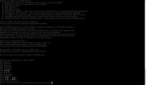 Instalação Microsoft SQL Server no Linux Pense em TI