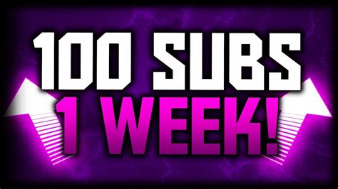 How To Get Your First 100 Subscribers In 1 Week How To Grow Youtube