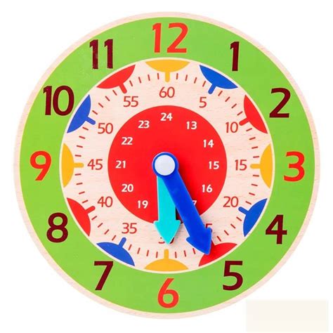 ZEGAR DREWNIANY DO NAUKI GODZIN Zegarek 14CM 11293383264 Allegro Pl