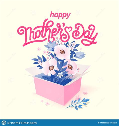Tarjeta De Felicitaci N Hermosa Feliz Del D A De Madres Ejemplo