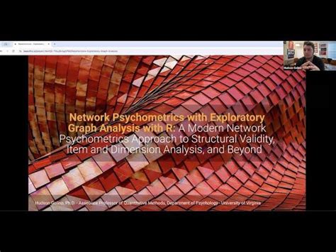 Network Psychometrics And Exploratory Graph Analysis Ega With Hudson