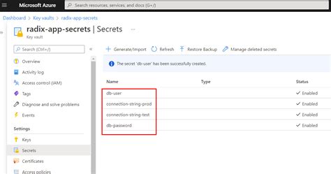 Azure Key Vault Secret Vs Key