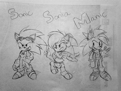 Sonic Underground Re Redesign The Triplets By Rinkunokoisuru On Deviantart