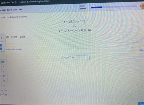 solved save and exte certify lesson 5 3 combining functions