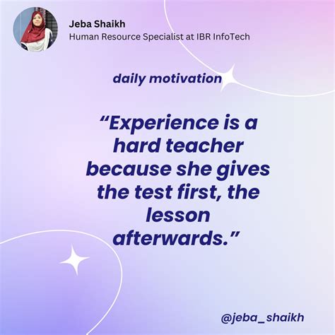Jeba Shaikh On Linkedin Experience Wisdom Lifelessons Growth