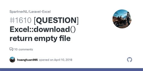 [question] excel download return empty file · issue 1610