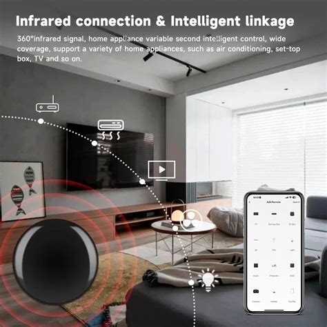 Tuya Zigbee IR Remote Control Smart Home Remote Universal Infrared