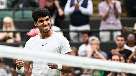 Wimbledon Carlos Alcaraz Passe Au Deuxième Tour En Ne Laissant Que 7