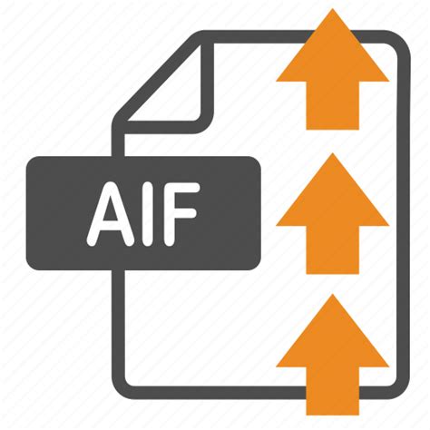 Aif Audio Document Extension File Format Upload Icon Download