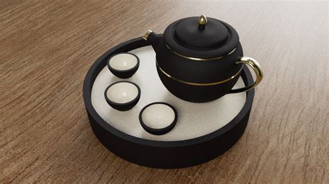 3d Animation Teapot And Teacup Set Behance