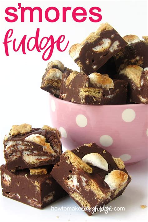 Easy 4 Ingredient Smores Fudge How To Make Easy Fudge