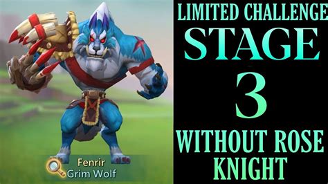 Lords Mobile Limited Challenge Bloodlust Stage 3 Grim Wolf Limited